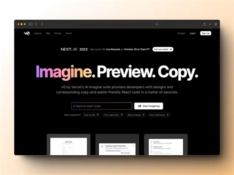 V0 By Vercel Saas For Ai Powered Generative User Interfaces By