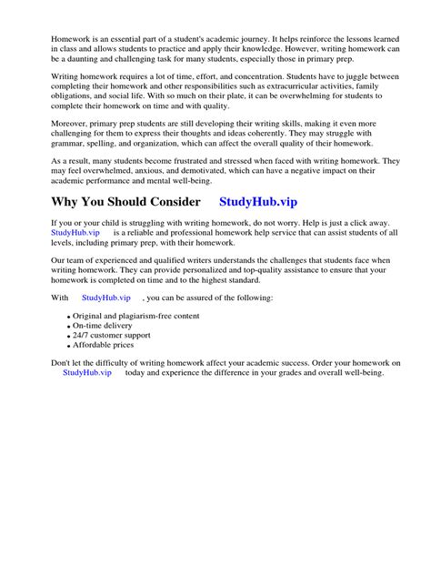 Check Homework Primary Prep Pdf Essays Homework