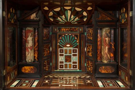 A Rare And Impressive 17th Century Ebony Cabinet On Stand Ref93849