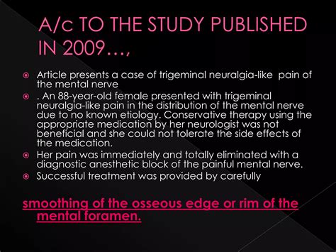 Case Ppt Mental Nerve Neuralgia Pptx Brain And Nervous System Disorders Diseases And