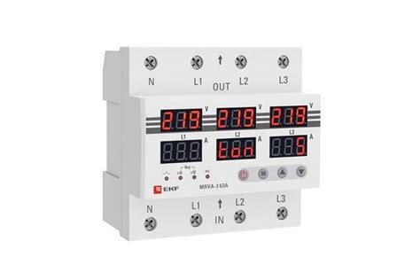 Новые реле напряжения и тока EKF MRVA-3 — полная защита трехфазной сети ...