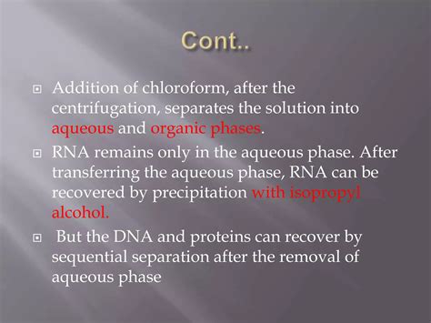 Rna Isolation And Cdna Preparation Pptx