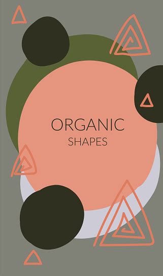 트렌디 한 현대 스타일의 유기 모양의 구성 추상 포스터 텍스트에 대 한 배치 부드러운 선 반점 모양 커버 엽서 벽을 장식하는 데 사용할 수 있습니다 벡터 가리기에 대한 스톡