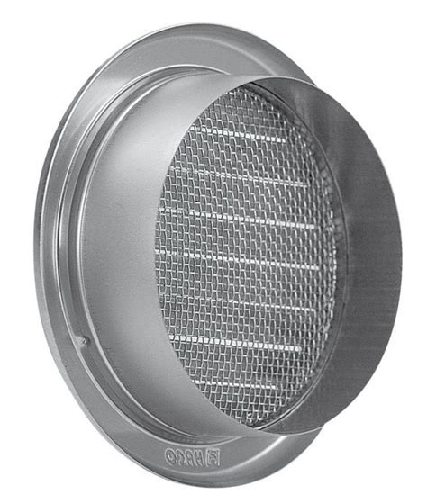 Вентилационна решетка с мрежа кръгла