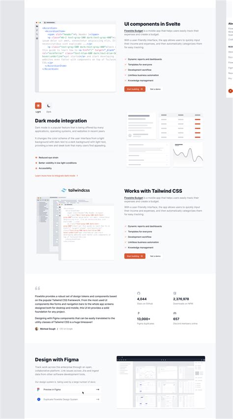 code remaining feature sections for the homepage · issue 666