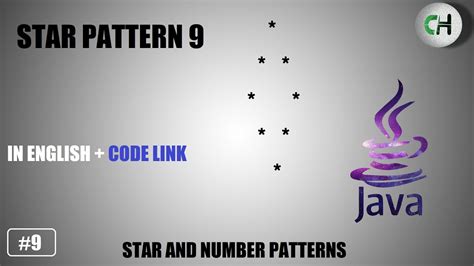 Star Pattern In Java Star Pattern In Java Using For Loop Star Pattern In Java Program Youtube