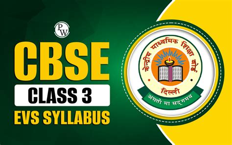 Cbse Class 3 Evs Syllabus 2024 25