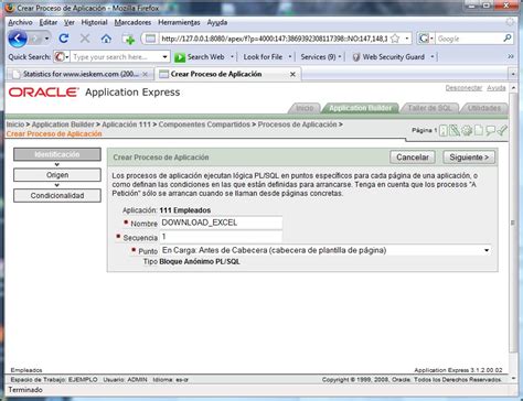 exportando reportes apex a excel eoapex expertos oracle apex