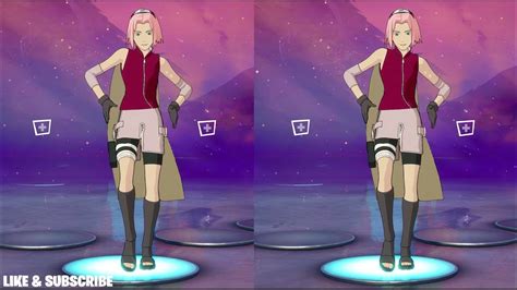 Fortnite Sakura Haruno Skin Fortnite Dance Youtube
