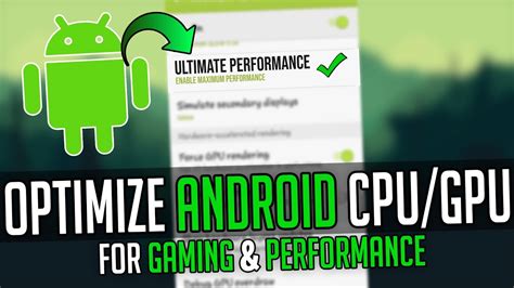 🔧how To Optimize Android For Gaming And Performance Speed Up Android No Root 2021 Youtube