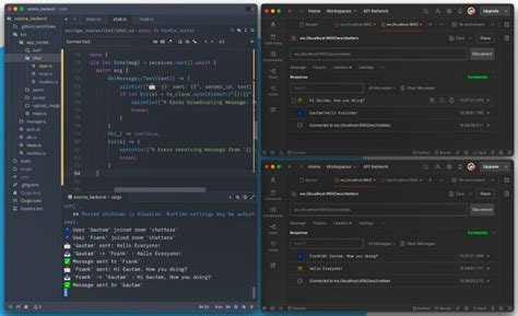rustlang rustprogramming websockets axum rocket