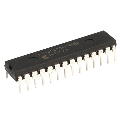 Microchip Pic16f870 Isp Microcontroller Rapid Electronics