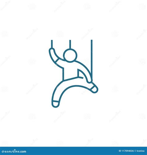 Hr Management Linear Icon Concept Hr Management Line Vector Sign