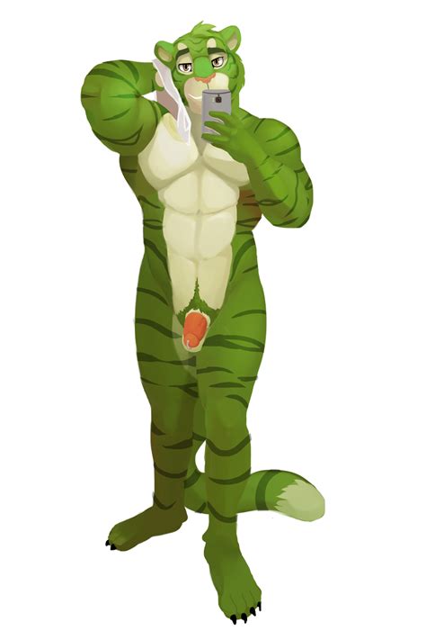 Rule 34 Alec Trieg Feline Green Body Male Male Only Mammal Monchi