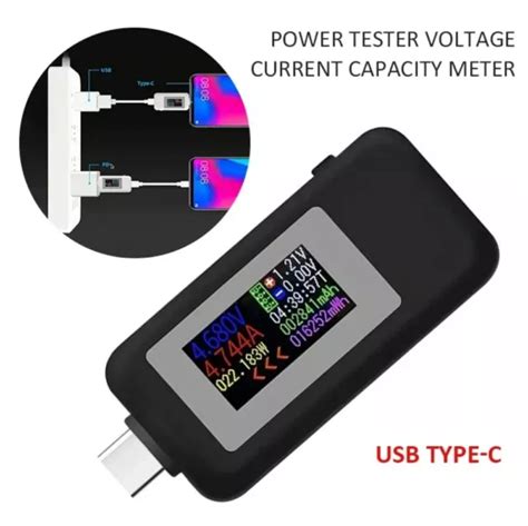 USB TYPE C POWER Tester Voltage Power Meter Multimeter USB C 12 62 PicClick UK