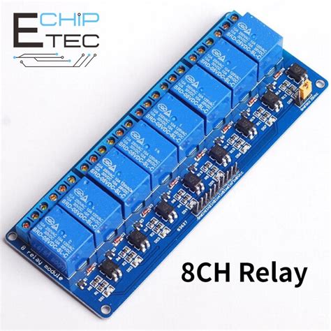 DC 12V 8 Channel Relay Module With Optocoupler Isolation PLC Control Relay Output 8 Way Relay