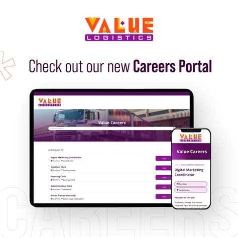 Value Logistics On Linkedin Now Live Value Group Official Careers