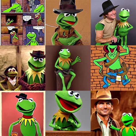 kermit the frog as indiana jones | Stable Diffusion | OpenArt