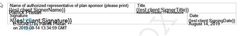 Text Tags Error Role Must Have At Least One Signature On The Doc