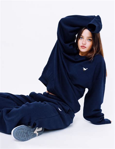 Unisex Navy Blue Goose Classic Tracksuit Bottoms Sweatshirts Fitted