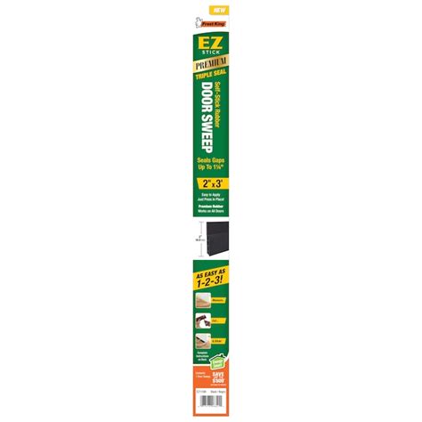 Frost King 36 In Black Interior Door Sweep Installation Method