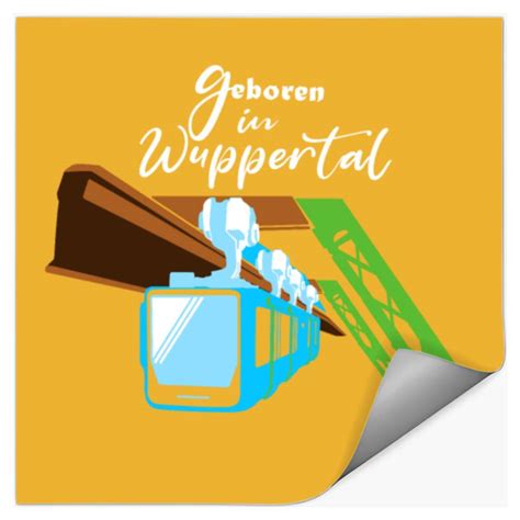 Born In Wuppertal Schwebebahn Wupper Design Sold By Marvellous Oil