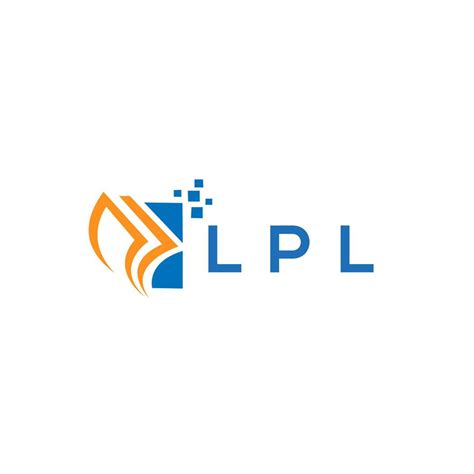 Lpl Credit Repair Accounting Logo Design On White Background Lpl