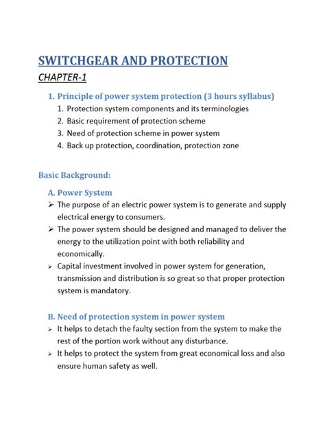 chapter 1 principle of power system pdf relay electromagnetism