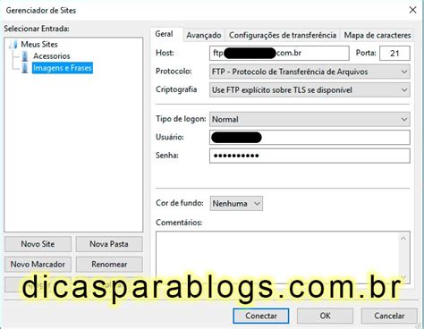 Como Configurar O Filezilla HostGator Dicas Para Blogs