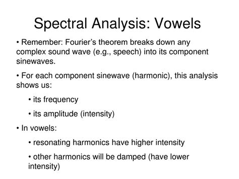 Ppt Vowel Acoustics Powerpoint Presentation Free Download Id984886