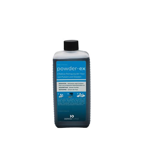 Powder Ex Daily Skin Cleansing For Powdery Materials 500 Ml Bottle
