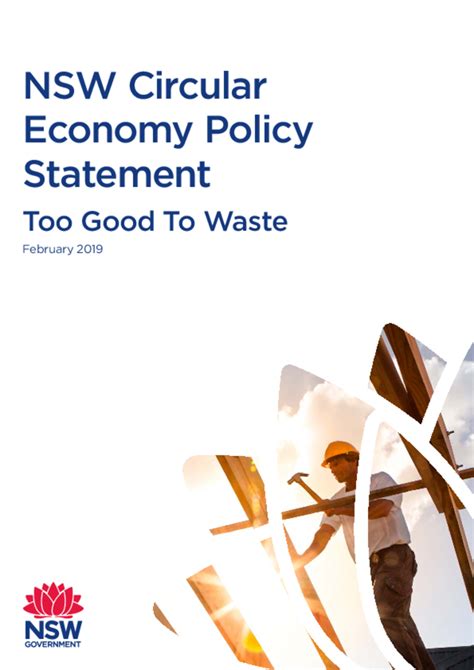 Nsw Circular Economy Policy Statement Epa