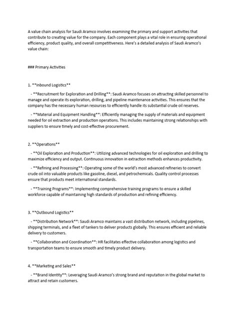 Values Chain Pdf Supply Chain Logistics