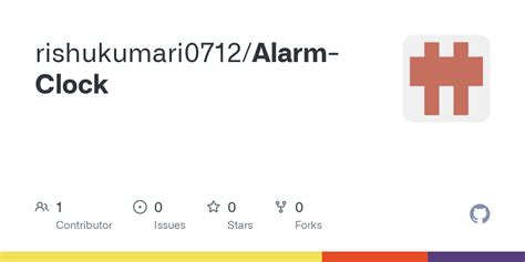 GitHub Rishukumari Alarm Clock