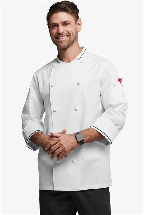 Mens 34 Sleeve Double Breasted Executive Chef Coat Chefuniforms
