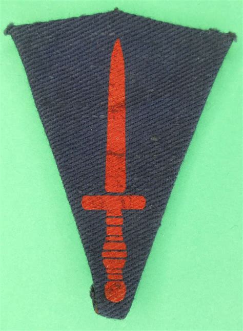 Wwii Printed Commando Badge