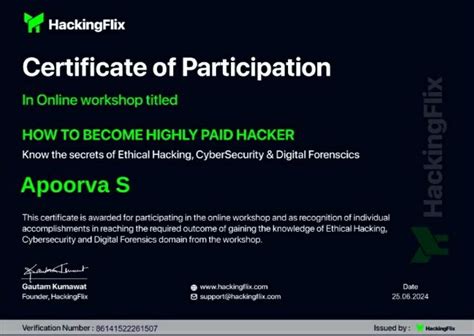 apoorva s on linkedin hackingflix cybersecurity ethicalhacking