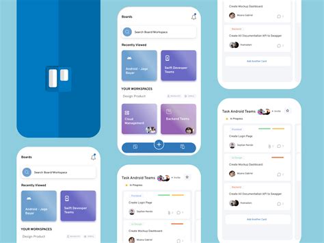 Trello Dashboard Redesign Mobile App By Abukhalidstudio On Dribbble