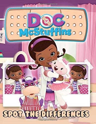 Doc Mcstuffins Spot The Difference Featuring Fun And Relaxing Doc