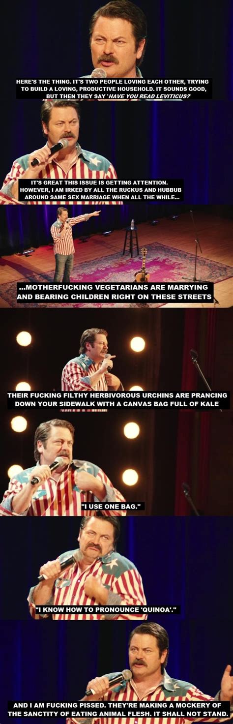 Nick Offerman Makes A Case For Same Sex Marriage Meme Guy