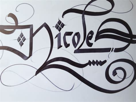 Calligraphy Art Girl Names In Calligraphy 4 Angelina Elizabeth Nicole Kim Kathy