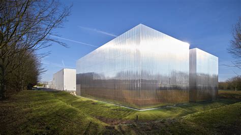 stainless steel extension to ctles archive reflects its rural surroundings