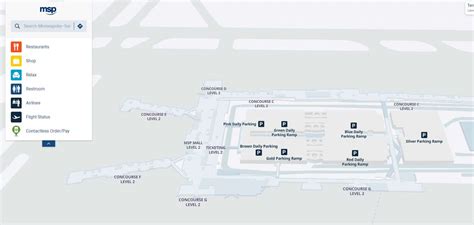 Minneapolis Airport Parking Ramp Map At Don Tritt Blog