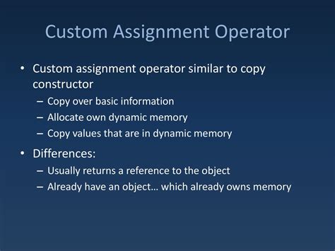 The Assignment Operator Ppt Download