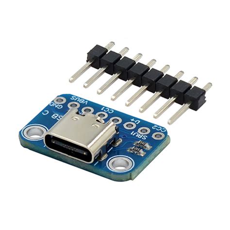 Buy Usb 31 Type C 16 Pin Female Connector Breakout Board With Header