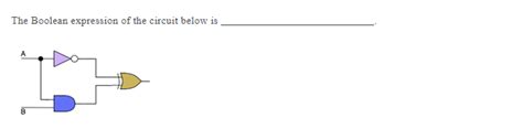 Solved The Boolean Expression Of The Circuit Below Is Chegg Com