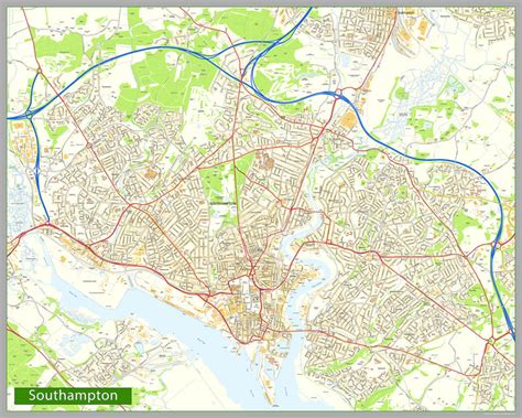 Southampton Street Map I Love Maps