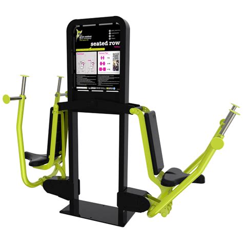 Chest Press Seated Row Active Garden