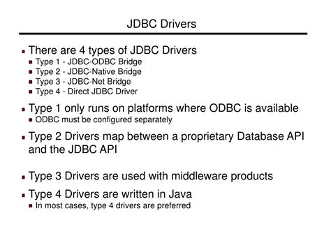 Ppt Jdbc Java Database Connectivity Powerpoint Presentation Free Download Id9529801