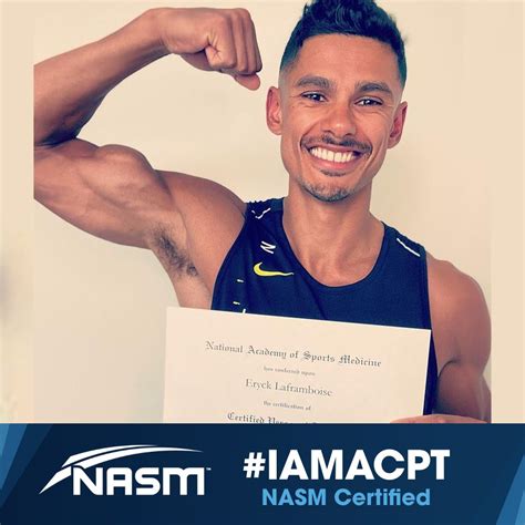 National Academy Of Sports Medicine Nasm On Linkedin Passed Thank You Nasm Fitness For All